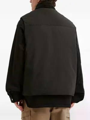 Izzue Corduroy-collar Layered Jacket