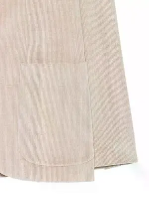 Peserico Corduroy-texture Single-breasted Jacket
