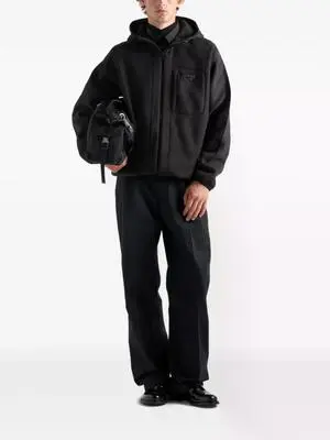 Prada Fleece Blouson Jacket
