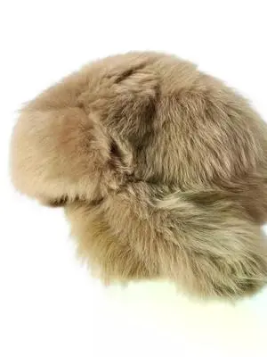 Brunello Cucinelli Lux-shearling Hat With Ear Flaps - Neutrals