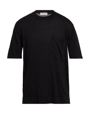 FILIPPO DE LAURENTIIS Man Sweater Black Size 38 Cotton Black