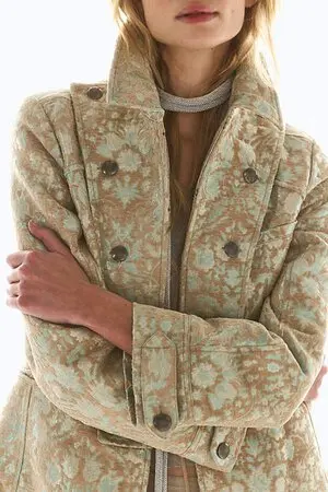 Free People Virgo Jacquard Band Jacket