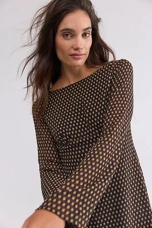 Free People Jolie Printed Mini Dress