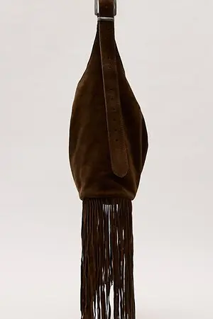 Free People Fringe Tote - Chocolate