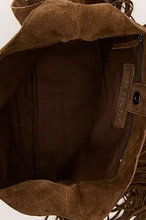 Free People Fringe Tote - Chocolate