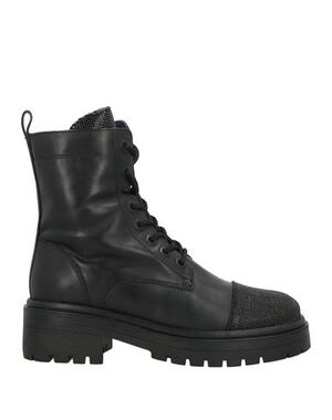 APEPAZZA Ankle Boots Size Leather, Synthetic Material - Black