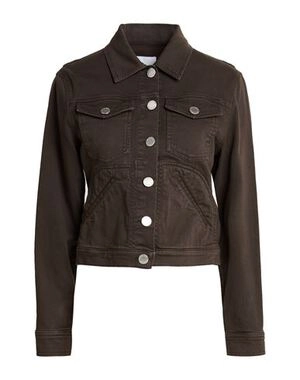 Pinko Denim Outerwear Size Cotton, Elastane - Brown
