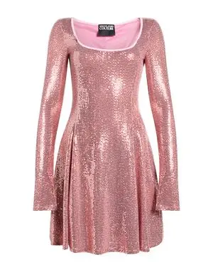 Versace Mini Dress Size Polyamide, Polyester, Elastane - Pink