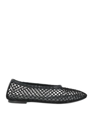 Staud Ballet Flats Size Textile Fibers - Black