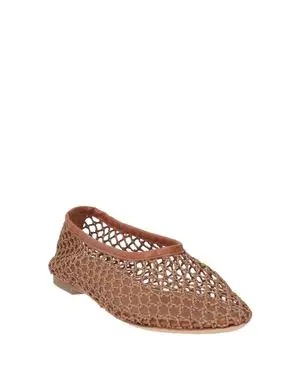 Staud Ballet Flats Size Textile Fibers - Brown