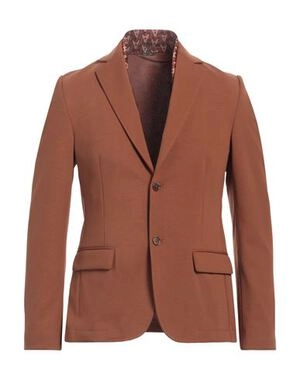 DANIELE ALESSANDRINI Blazer Size Cotton, Polyamide, Elastane, Polyester - Brown