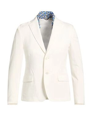 DANIELE ALESSANDRINI Blazer Size Cotton, Polyamide, Elastane, Polyester - White