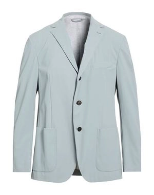 Eleventy Blazer Size Polyurethane, Cotton - Grey