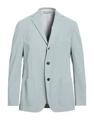 Eleventy Blazer Size Polyurethane, Cotton - Grey