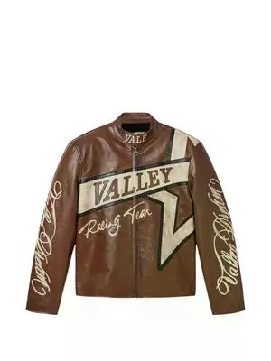 VALE FOREVER Motocroxxx Leather Jacket - Brown