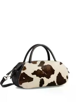 Antonio Marras Small Antine Cow-print Tote Bag - Neutrals