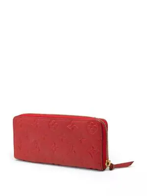 LOUIS VUITTON 2017 Monogram Empreinte Clemence Wallet Long Wallets