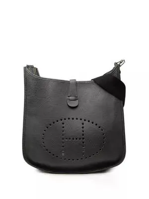 Hermès 1999 Clemence Evelyne I 29 Crossbody Bag - Grey