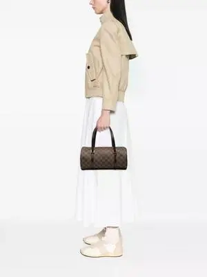 LOUIS VUITTON 2004 Damier Ebene Papillon 30 Handbag