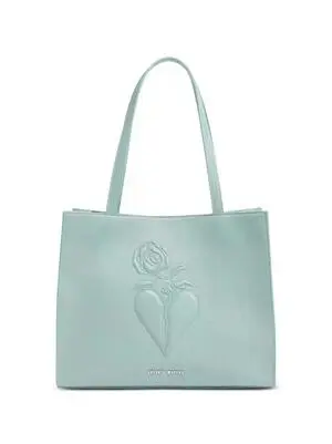 Antonio Marras Core Meu Embossed-leather Tote Bag - Blue