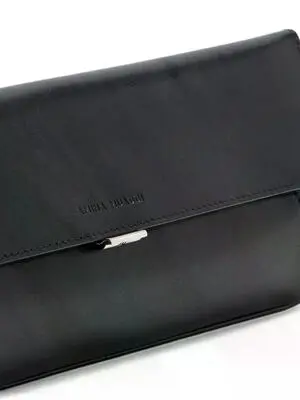 Amina Muaddi Ami Clutch Nappa