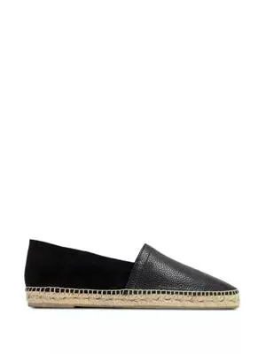 CastaÑer Polo/249 Leather Espadrilles - Black