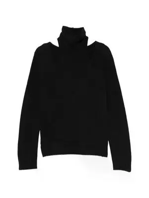 Gimaguas Zante Cut-out Roll-neck Sweater - Black