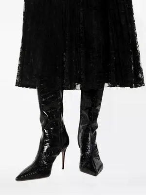 Ermanno Scervino Flower-lace Midi Skirt