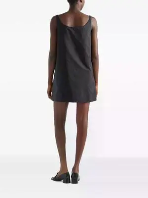 Prada Embroidered, Lightweight Re-nylon Mini-dress