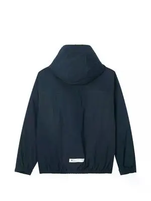 CHOCOOLATE Press-stud Hooded Jacket - Blue