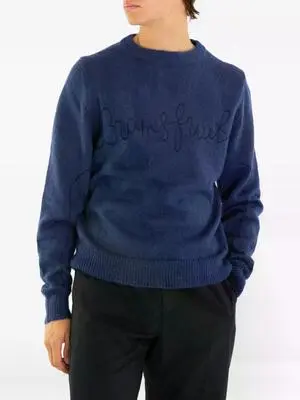 BRAM’S FRUIT Logo-embroidered Knit Sweater