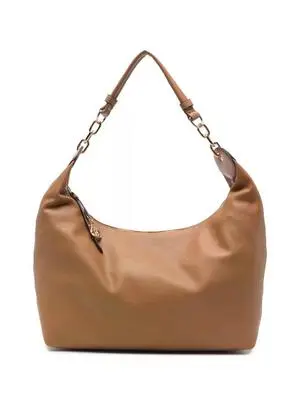Liu Jo Grained-texture Shoulder Bag - Brown