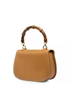 Gucci 20th Century Calfskin Bamboo Night Satchel