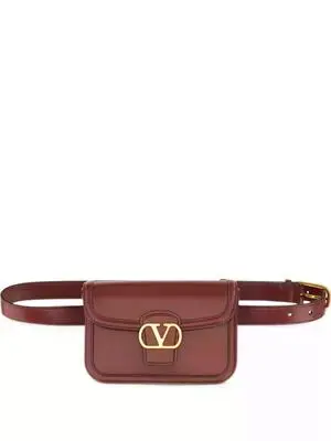 Valentino Garavani Leather Belt Bag - Red