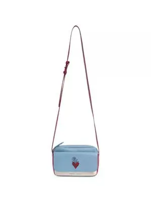 Antonio Marras Geppi Embroidered-heart Mini Bag - Blue