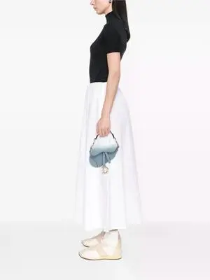 Dior 2019 Mini Grained Calfskin Saddle Bag Satchel