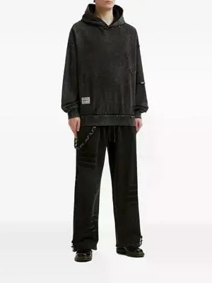 MUSIUM DIV. Distressed Patchwork Hoodie