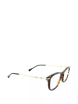 Gucci Horsebit Tortoiseshell-effect Glasses