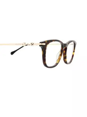 Gucci Horsebit Tortoiseshell-effect Glasses