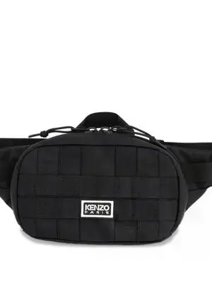 Kenzo Explorer Logo-patch Woven Belt Bag