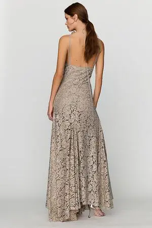 DE LA VALI Exclusive Dianite Maxi Dress