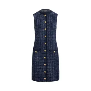 Ralph Lauren Bouclé Sleeveless Shift Dress
