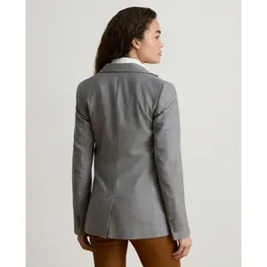 Ralph Lauren Mélange Wool Twill Blazer