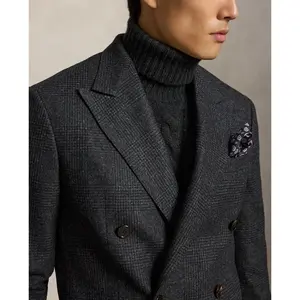 Ralph Lauren Polo Tailored Fit Glen Plaid Wool Suit