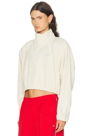 NIKESKIMS Crunchy Nylon Crop Jacket In Cream