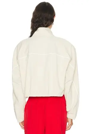 NIKESKIMS Crunchy Nylon Crop Jacket In Cream