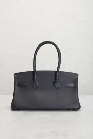 Hermès Evercolor Shoulder Birkin Light 29 Handbag In Navy