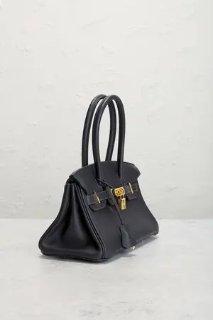 Hermès Evercolor Shoulder Birkin Light 29 Handbag In Navy