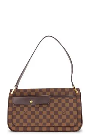 LOUIS VUITTON Damier Aubagne Shoulder Bag - Brown