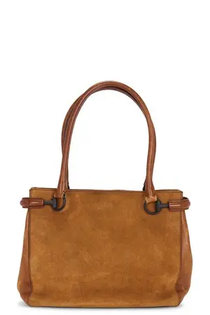 Gucci Suede Horsebit Handbag